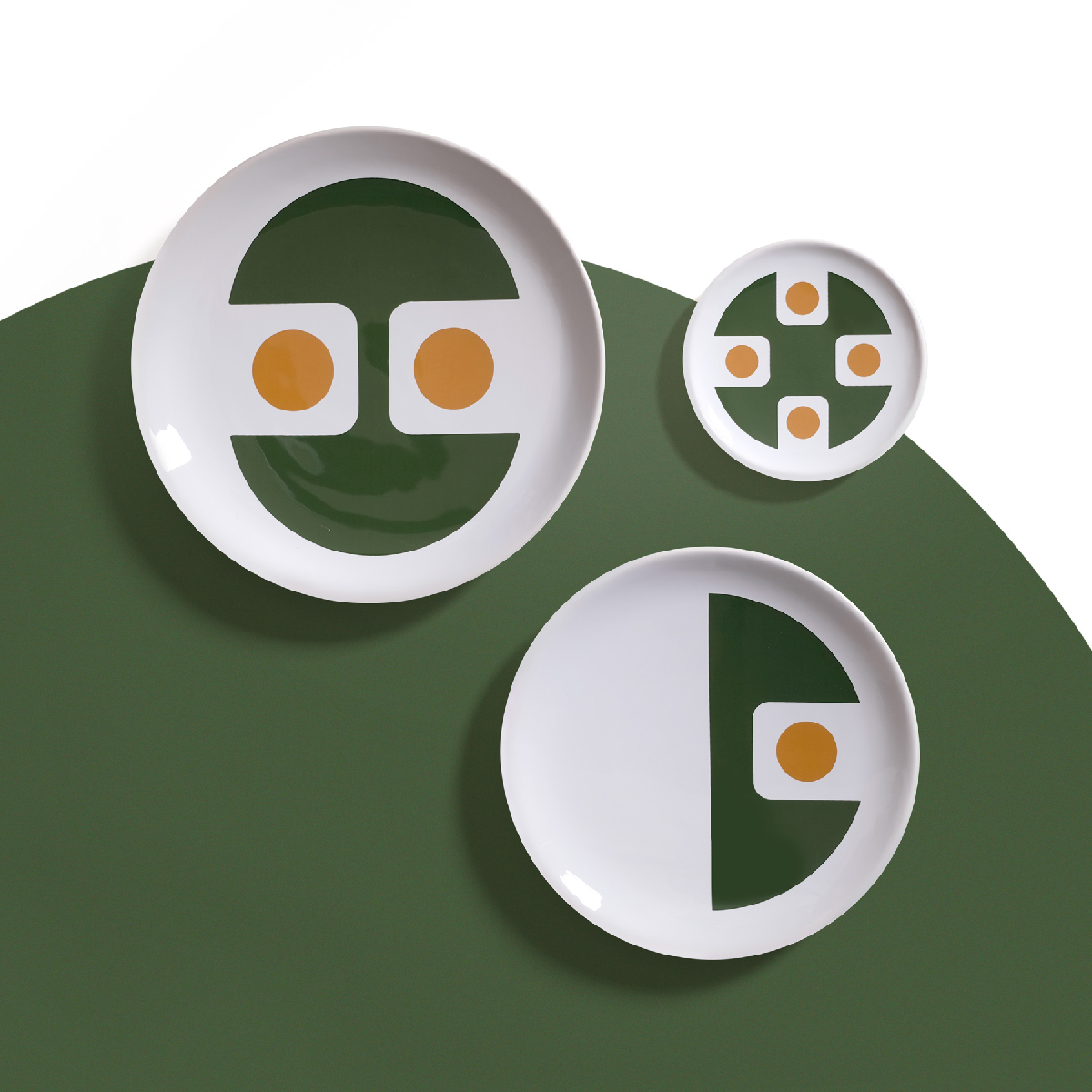 Collection of 3 plates - Togo - Fabrice Juan